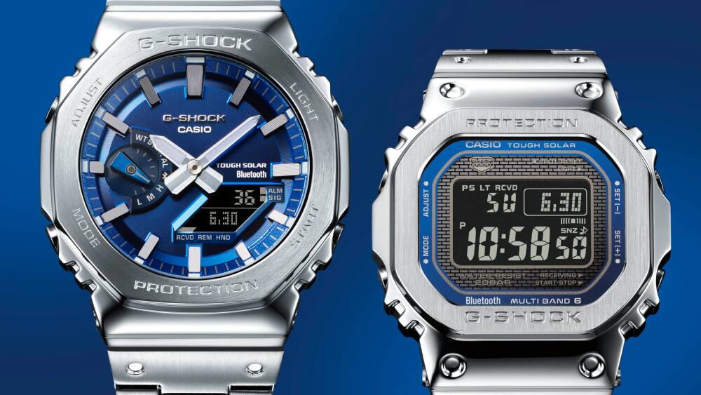 FULL METAL_BLUE | G-SHOCK